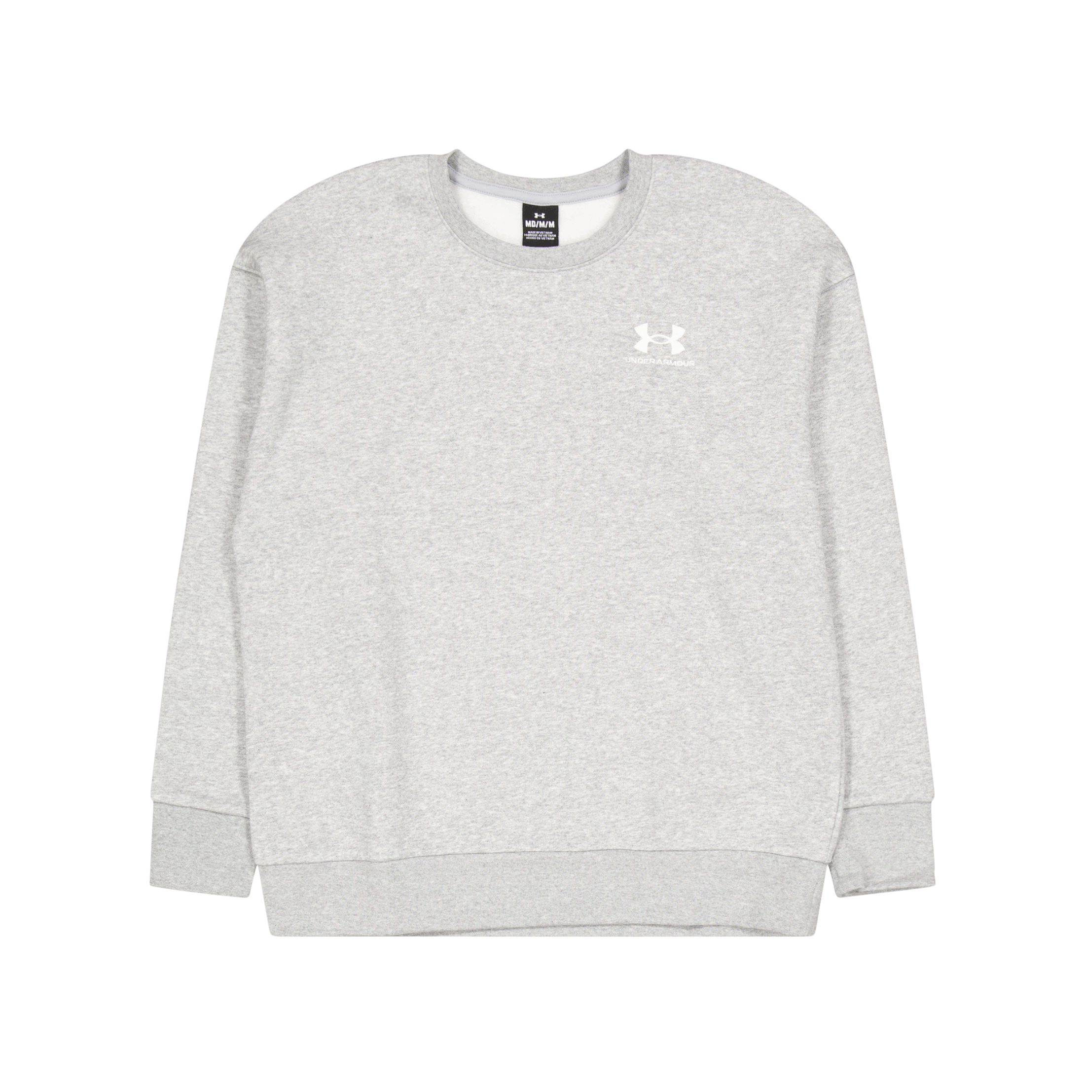 Essential Fleece Crew Mod Gray Light Heather – Sportamore.com