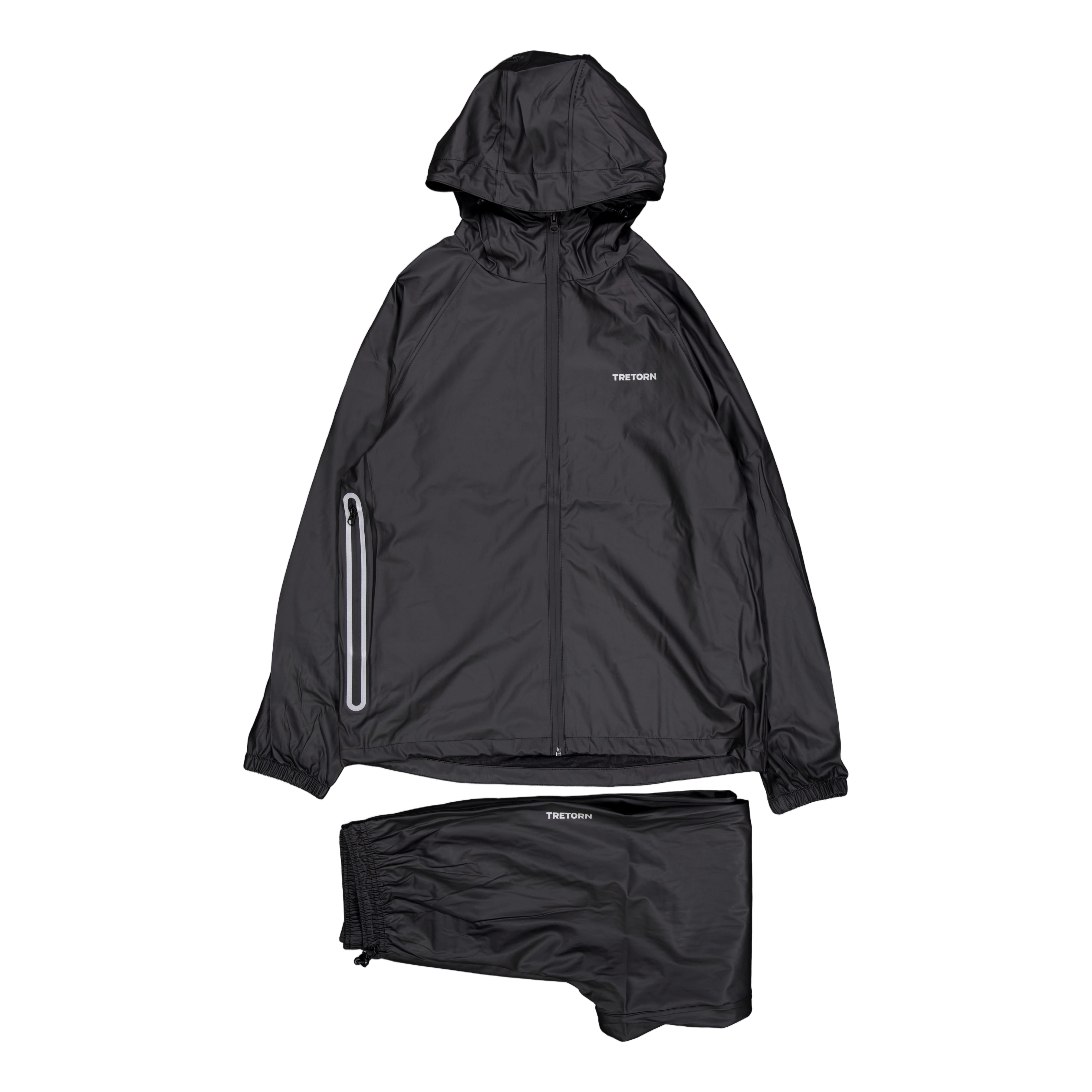 Packable Rainbreaker Set Black – Sportamore.com