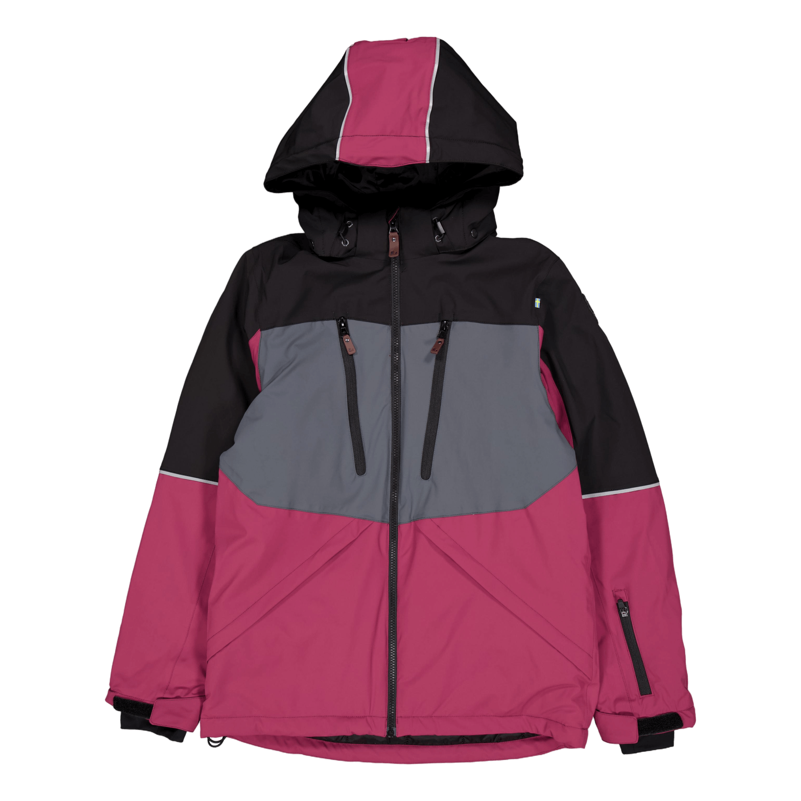 Alpine Winter Jacket Black/cerise – Sportamore.com
