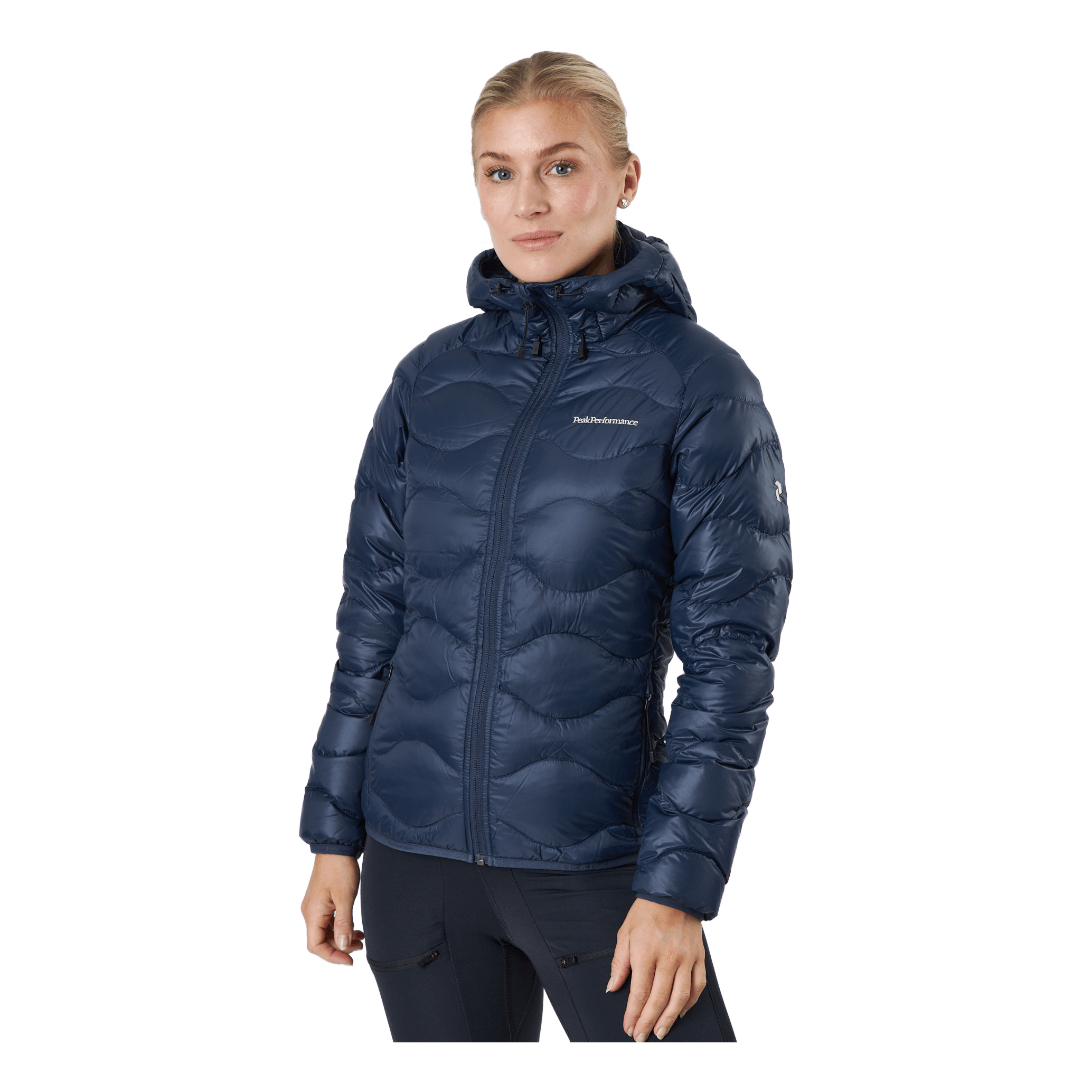 W Helium Down Hood Jacket Blue Shadow – Sportamore.com