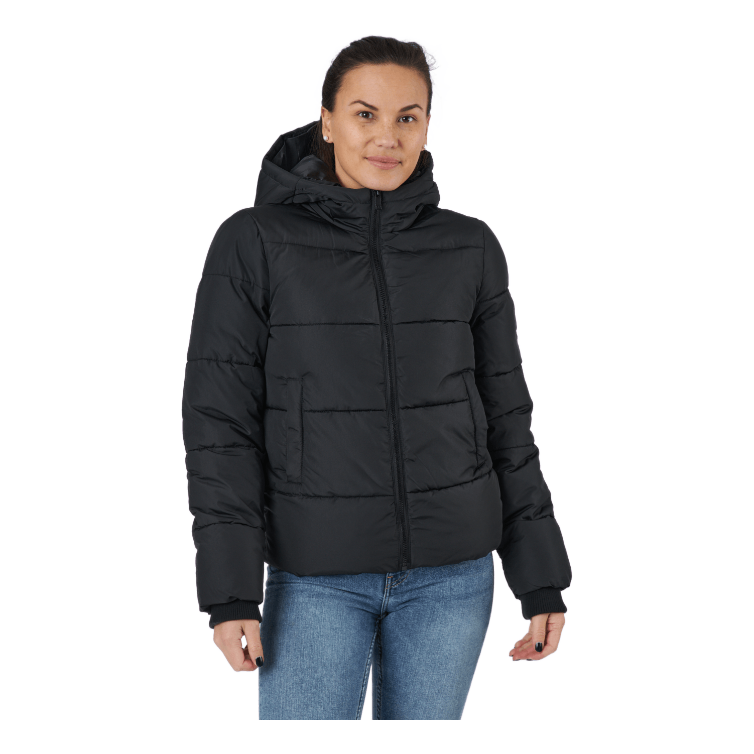 Pieces Pcbee New Short Puffer Jacket Black – Sportamore.com
