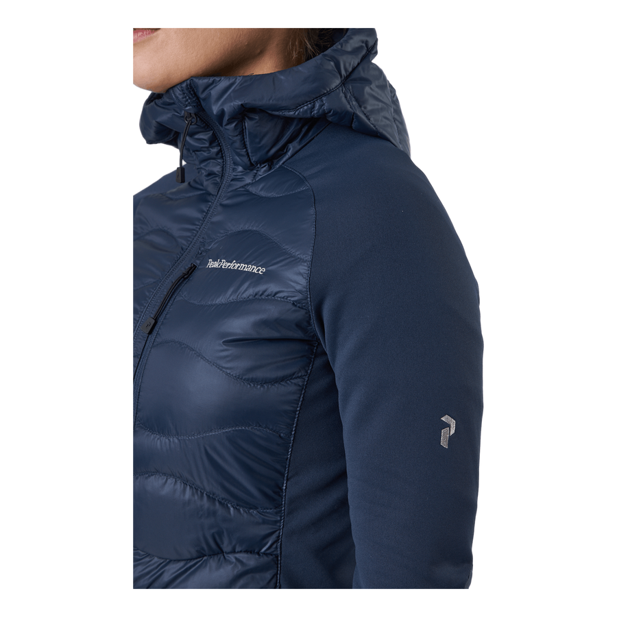 Peak Performance W Helium Down Hybrid Hood Blue Shadow – Sportamore.com