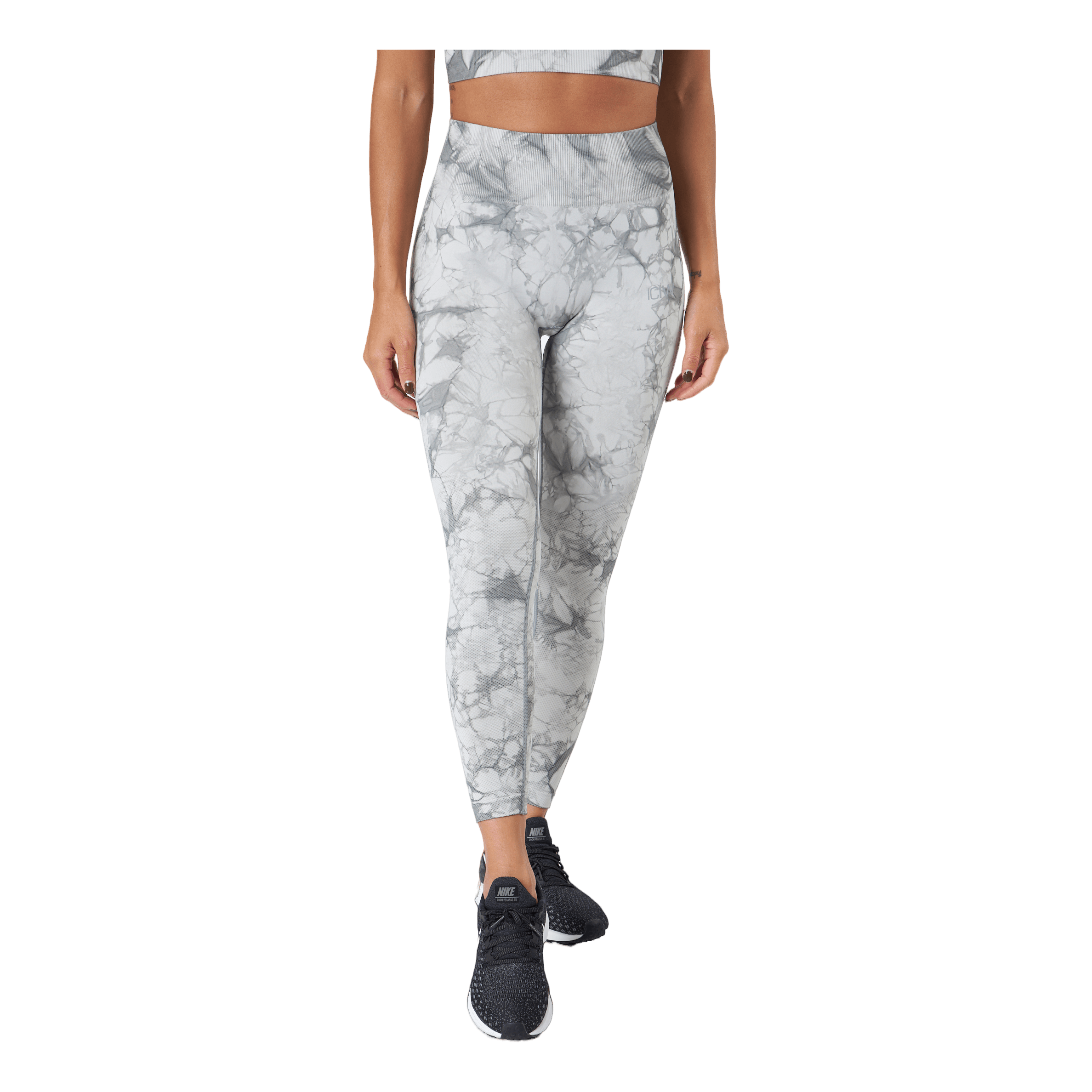 ICANIWILL Define Seamless Tie Dye Tights Grey Melange – Sportamore.com