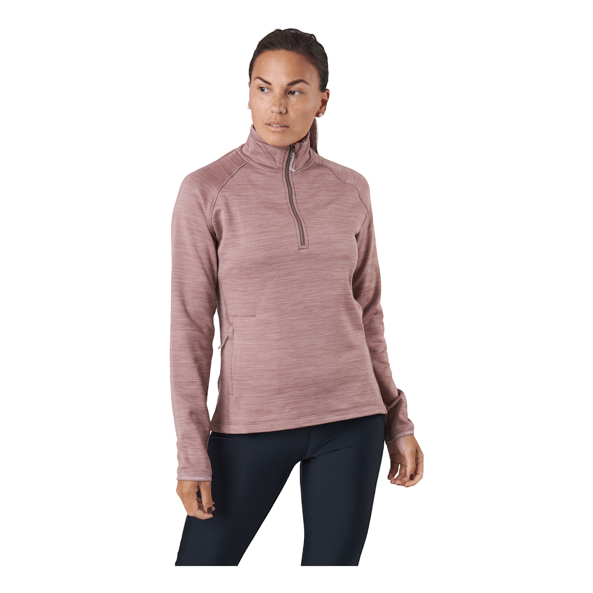 Kari Traa Berthe Midlayer Half Zip Taupe – Sportamore.com