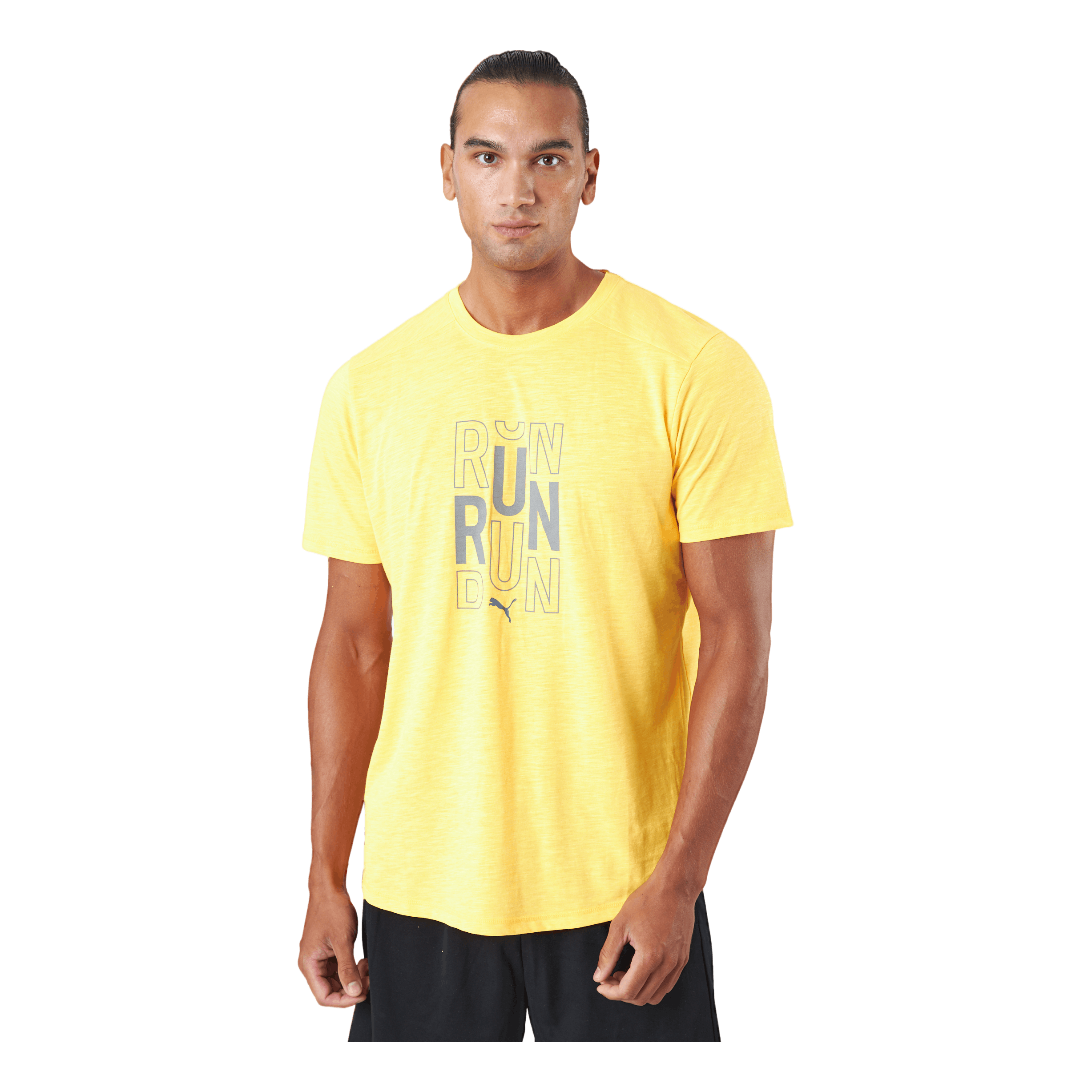Puma Run Logo Ss Tee M Sun Stream – Sportamore.com