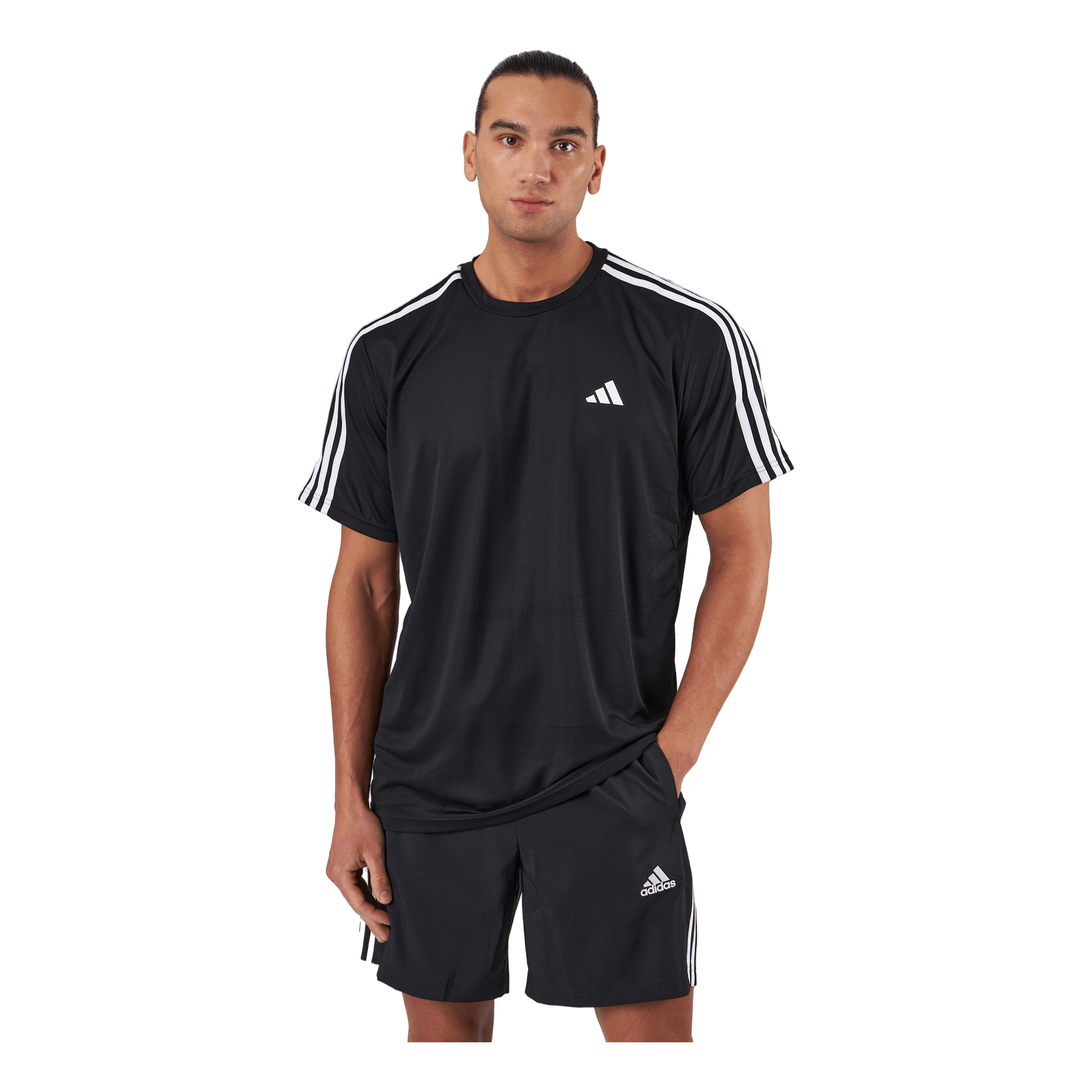 adidas Train Essentials 3-Stripes Training T-Shirt Black – Sportamore.com
