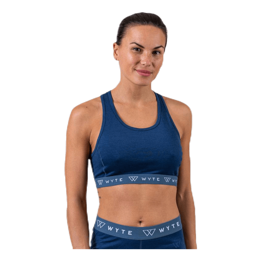 Wyte Flora Merino Bra Blue – Sportamore.com