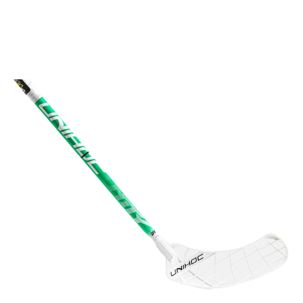 Unihoc Unity Curve 80 cm Flex 35 White/Green – Sportamore.com